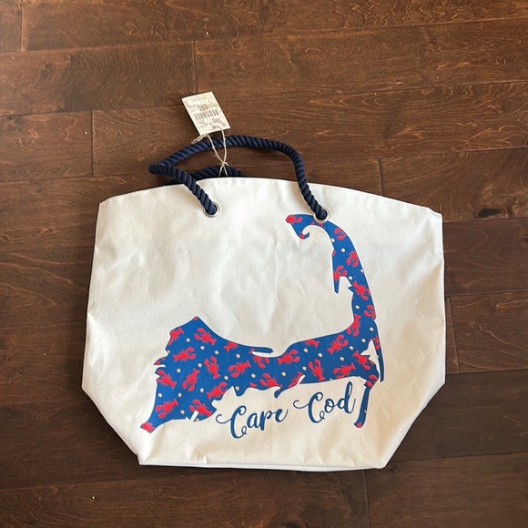 Bags | New Structured Canvas Tote Bag Cape Cod | Poshmark